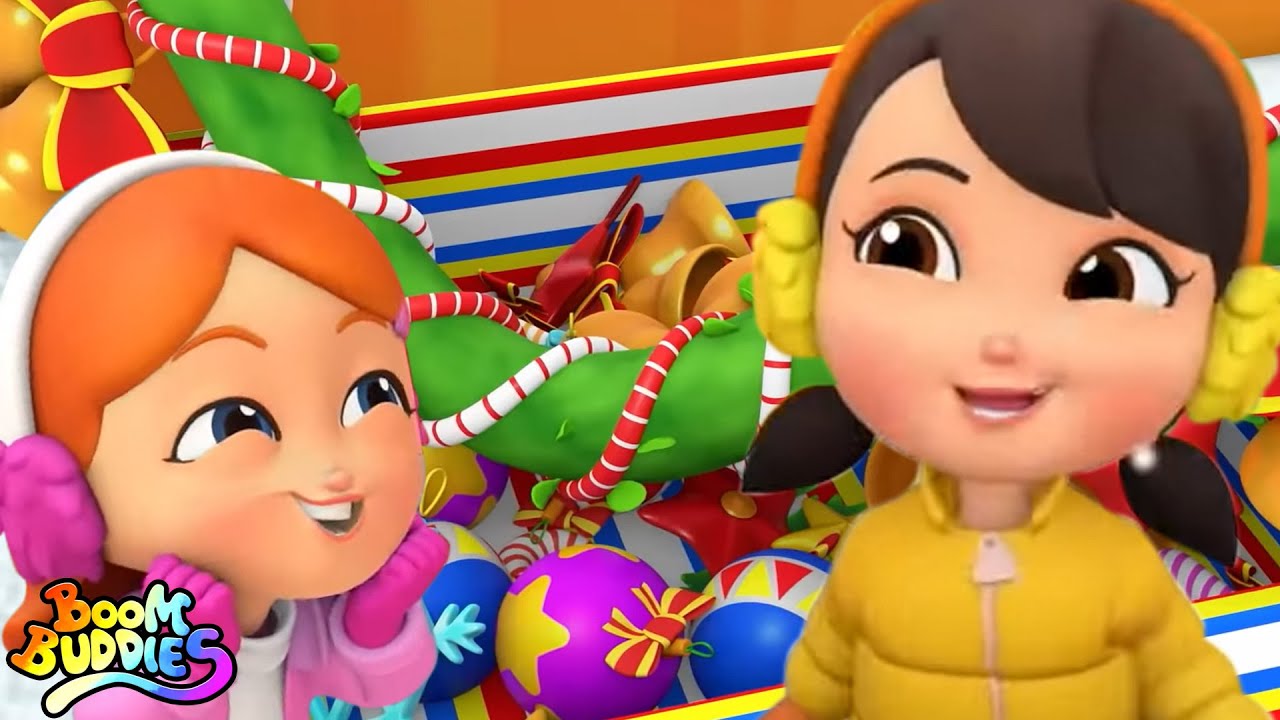 Украсьте залы рождественская песня и рифмы для детей от Boom Buddies ...