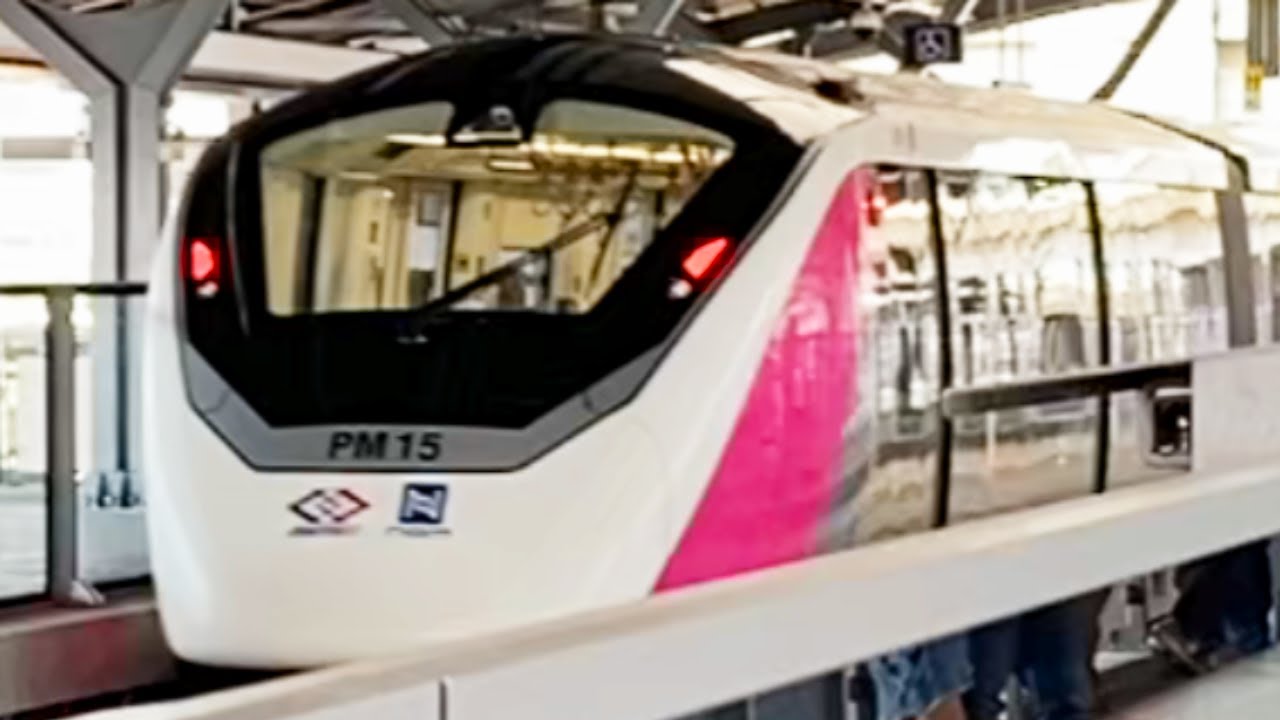 The MRT Pink Line Experience +planespotting (reupload) - YouTube