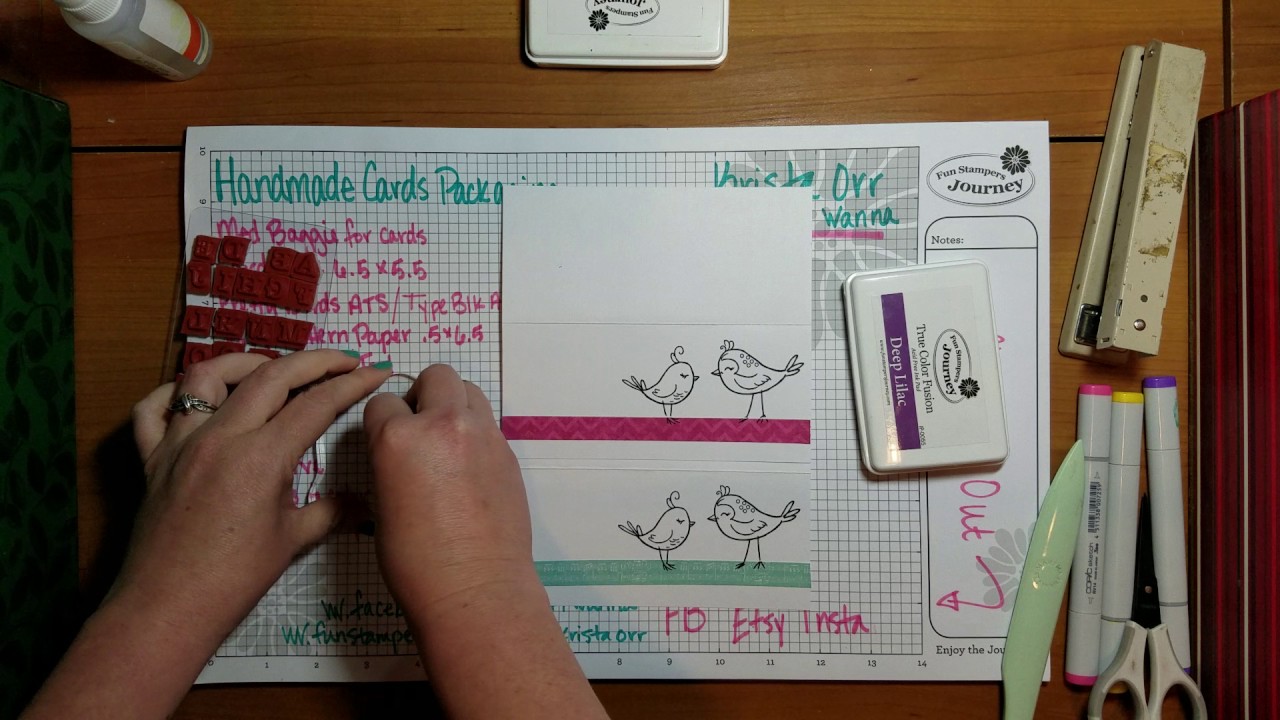 DIY Bag Toppers for Handmade Cards with Fun Stampers Journey - YouTube