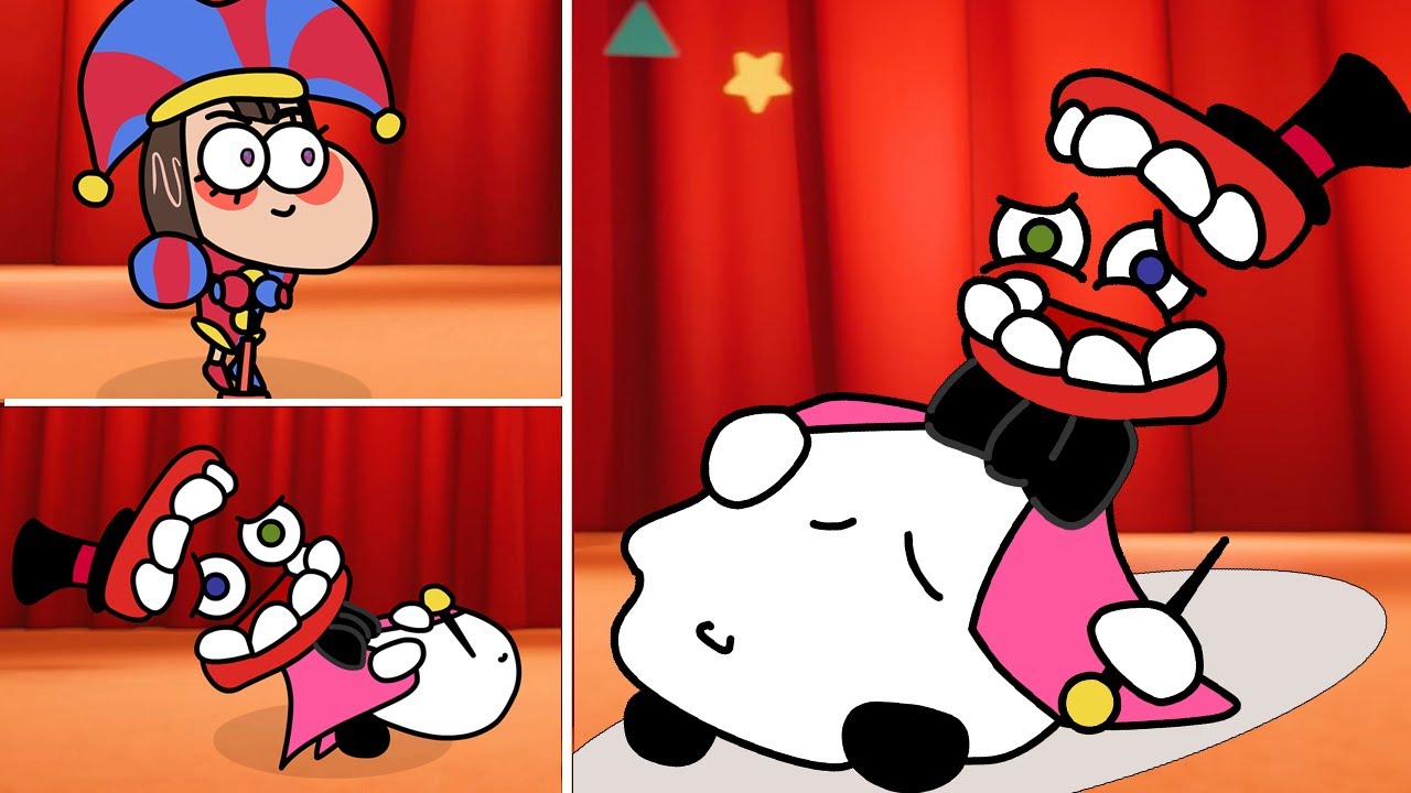 WAIT POMNI!! THAT'S TOO MUCH MILK!!! (The Amazing Digital Circus Buffet ...