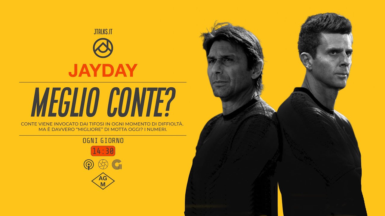 Un confronto interessante tra Conte e Thiago Motta | JAYDAY | Ep. 54 - YouTube