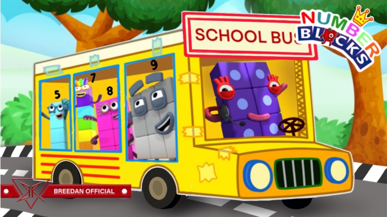 Numberblocks - Go To School With Bus Numberblocks 57896 As a Fanmade ...