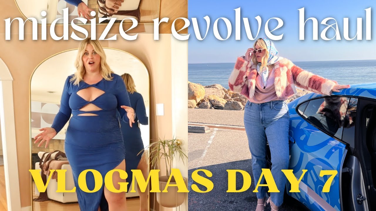 VLOGMAS DAY 7 | DOES REVOLVE FIT CURVY/ PLUS SIZE?! | REMI X REVOLVE ...
