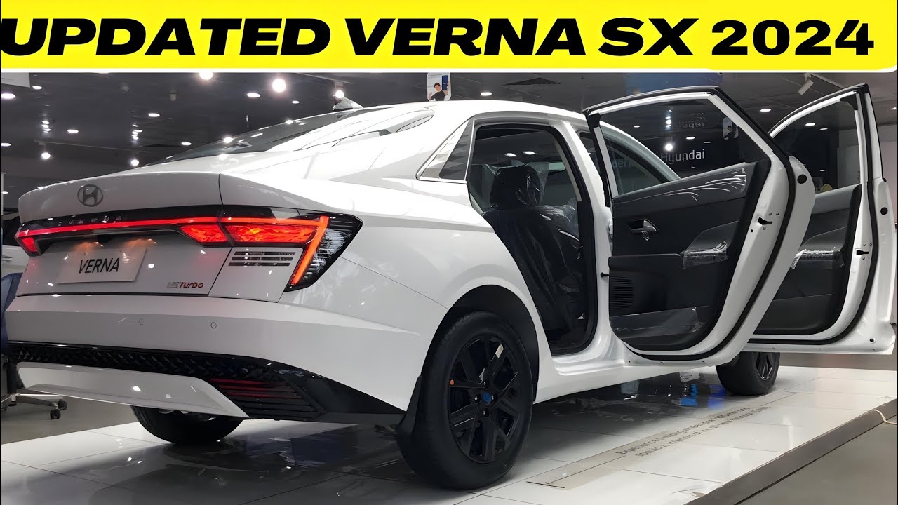 Hyundai Verna 2024 SX (2nd Top) Review with price, dimensions, ncap and ...