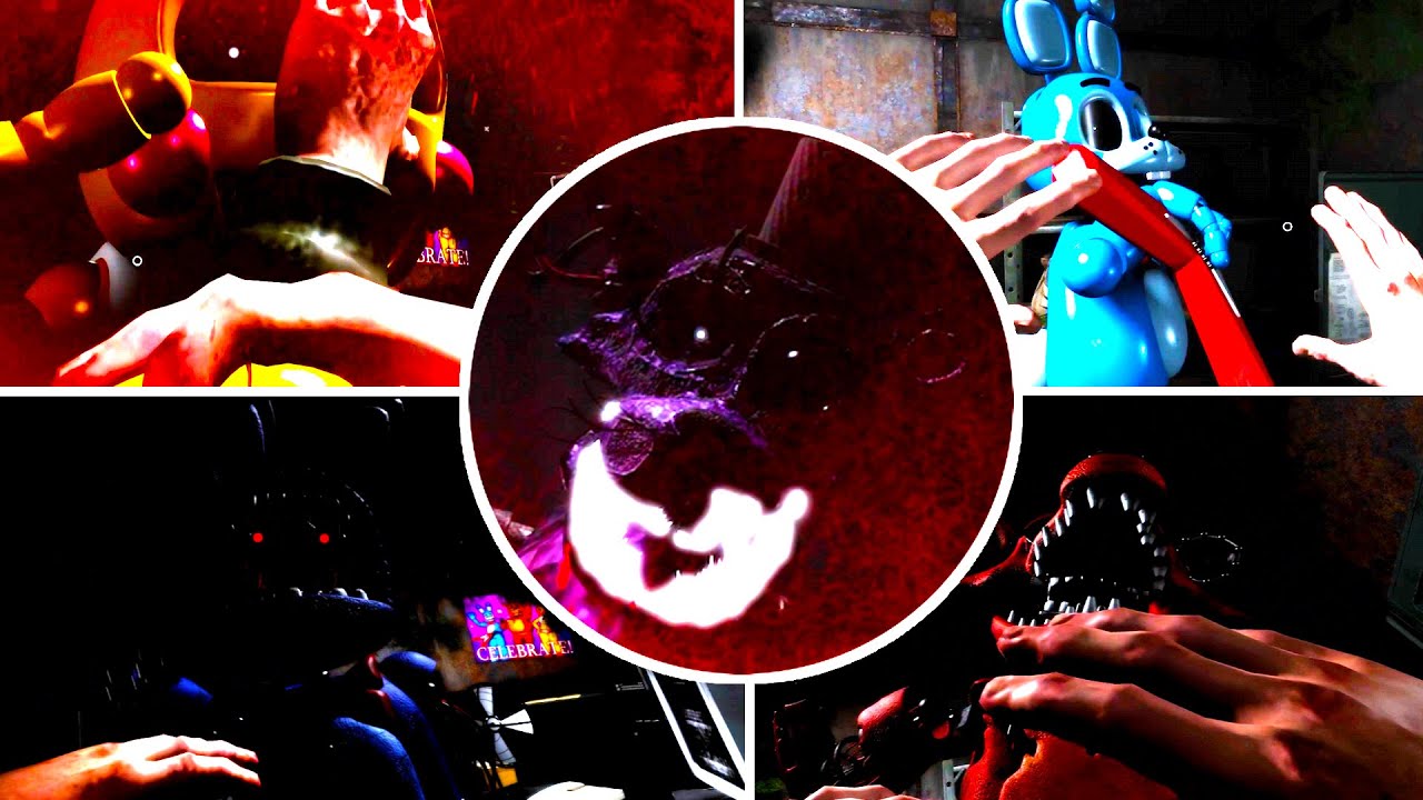 FNAF 2 Reimagined - ALL New Jumpscare Death Animations + Night 6 Ending ...