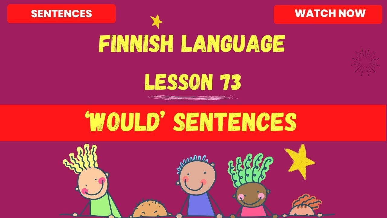 ‘Would’ sentences in finnish |Finnish language lesson for beginners ...