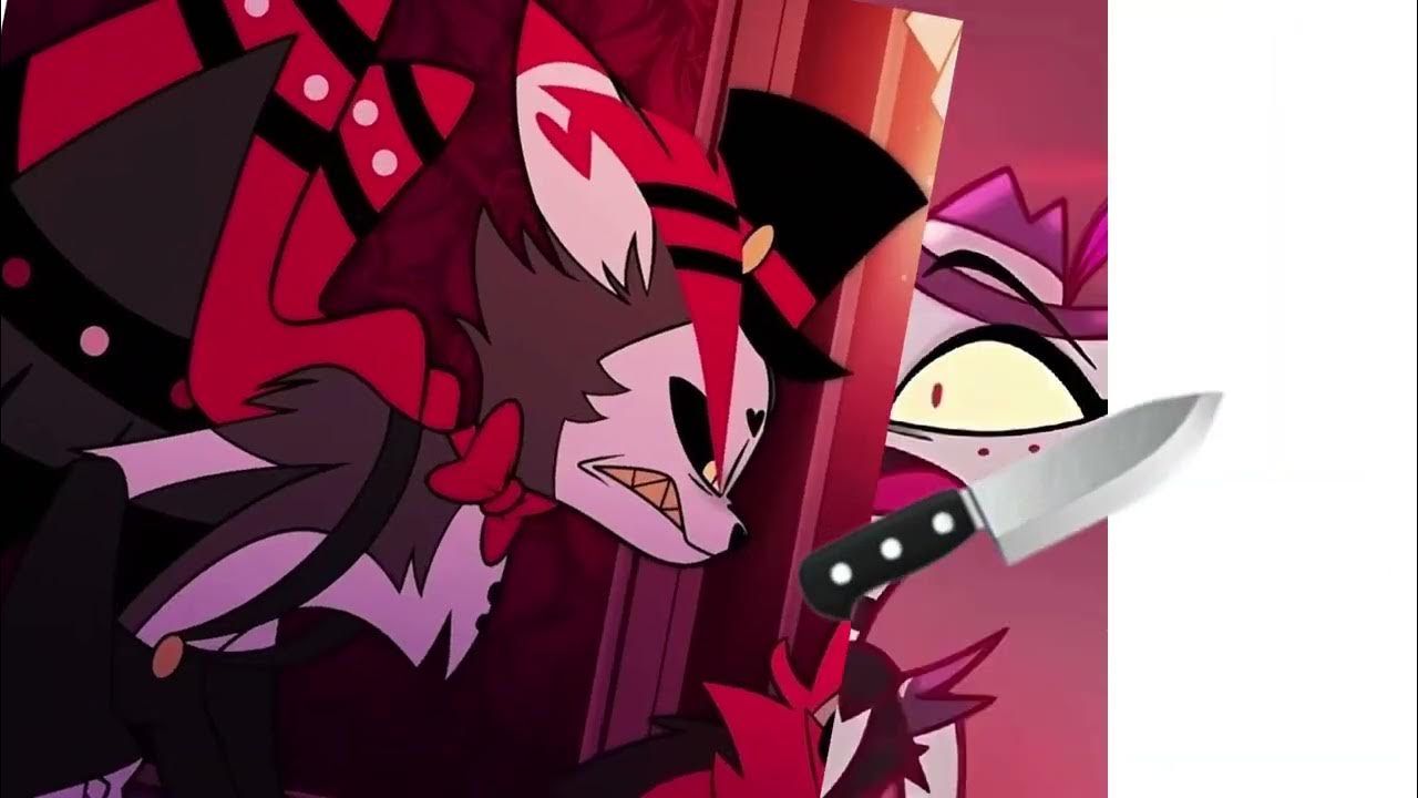 Husk And Angeldust Fight Like An Old Married Couple Hazbinhotel Hazbinhoteledit Huskerdust