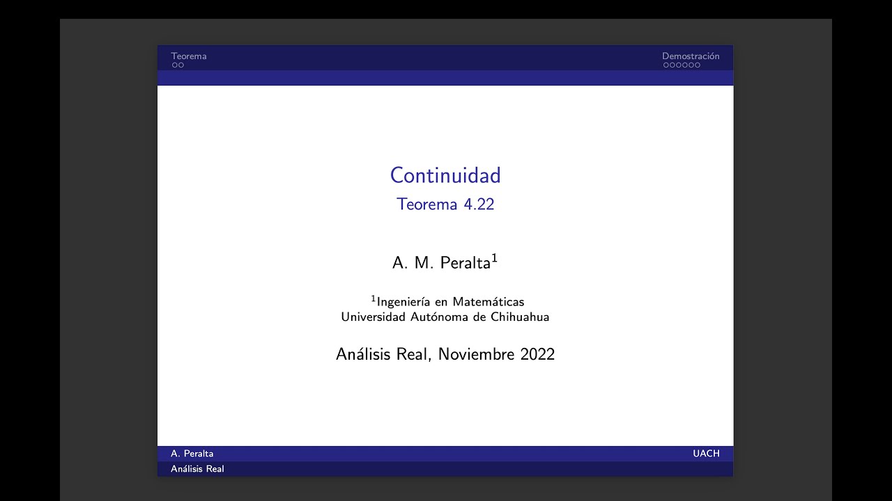Teorema 4.22 - YouTube