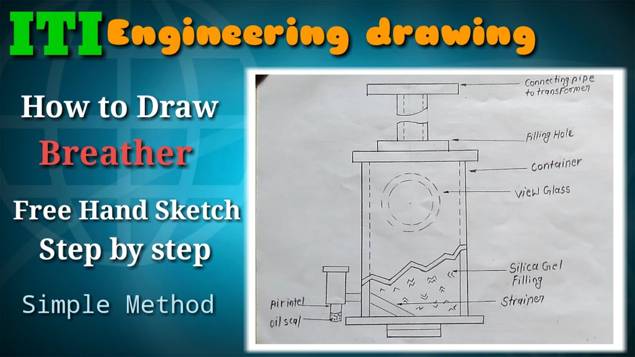 How To Draw A Breather Free Hand Sketch Step By Step - YouTube