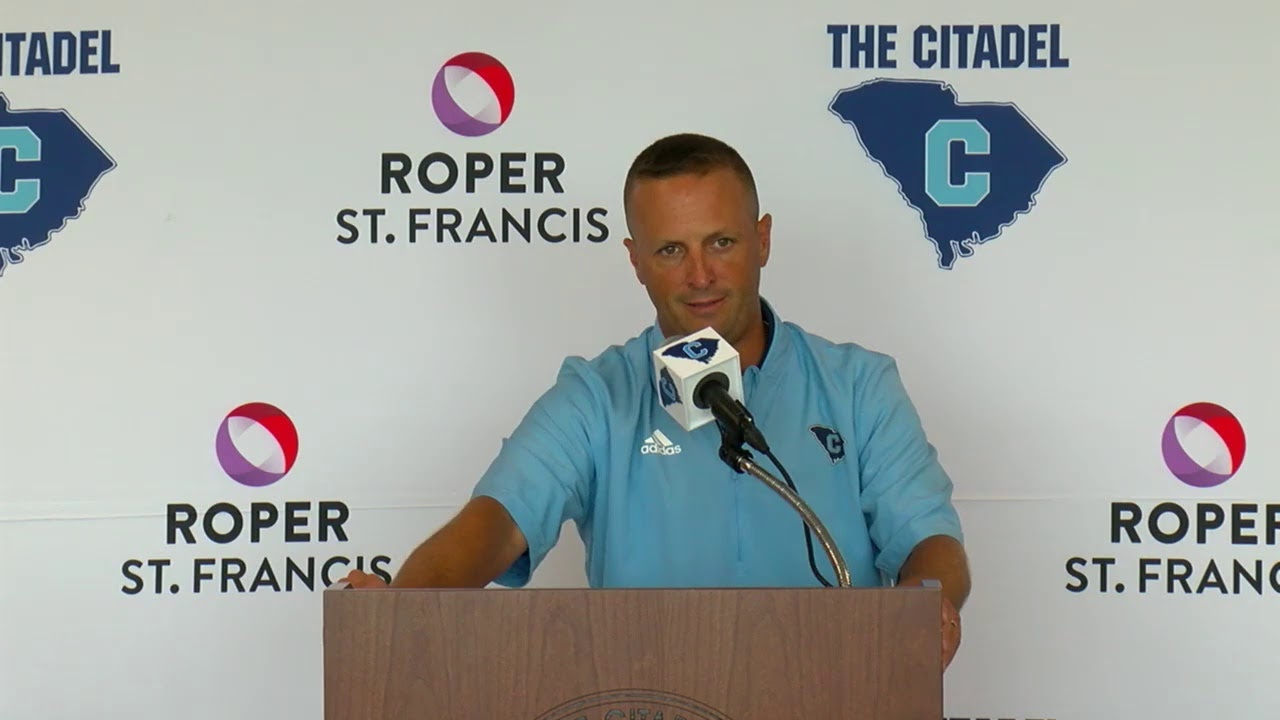 The Citadel Football | Press Conference 9/9/19 - YouTube