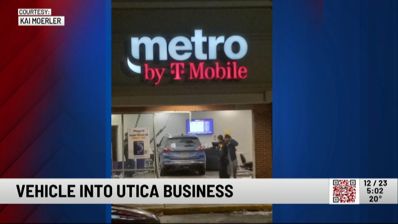 Suv Crashes Into T Mobile Store In Utica Driver Charged With Dwi Youtube 9766