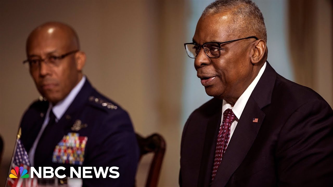 Defense Secretary Austin holds a press briefing at the Pentagon | NBC ...