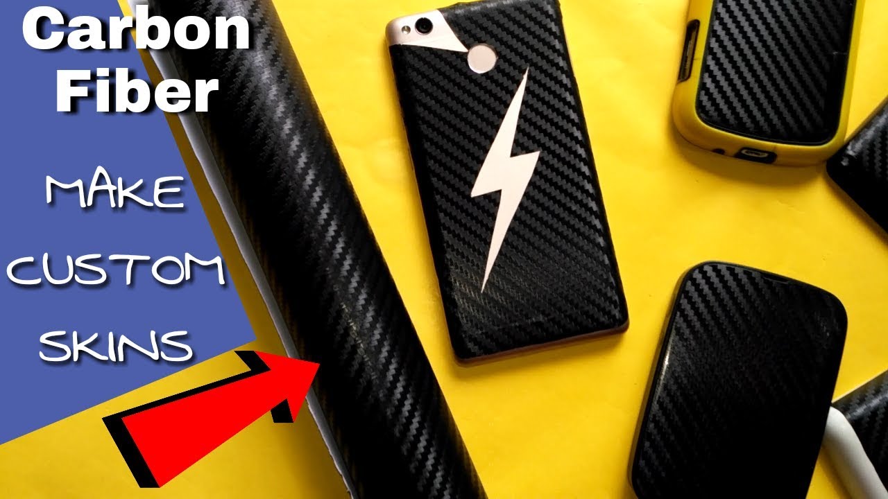 Mobile Skin Or Carbon Fiber Sheet For Mobile | How to Apply Carbon ...