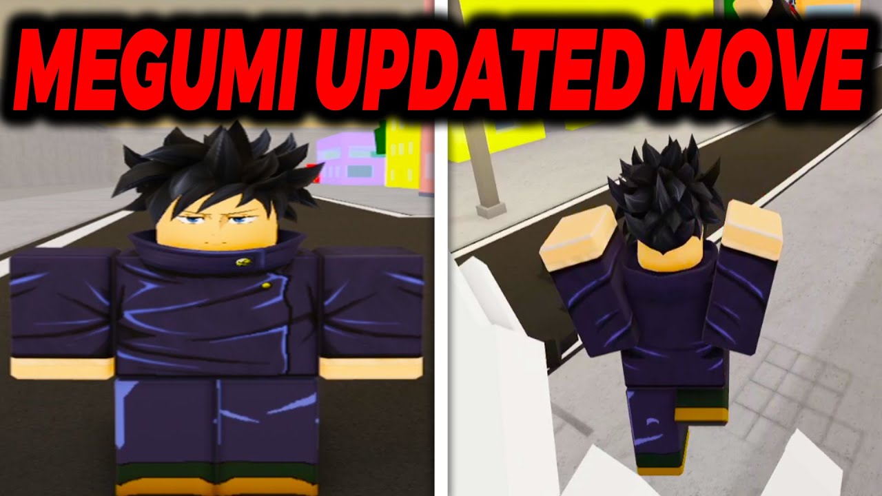Megumi New Updated Rabbit Escape Move Showcase In Roblox Jujutsu ...