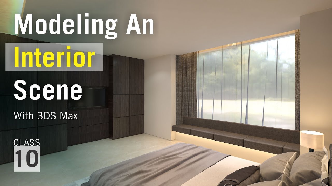 How to model an interior scene in 3ds Max 2021 || 3D Max Tutorial for ...