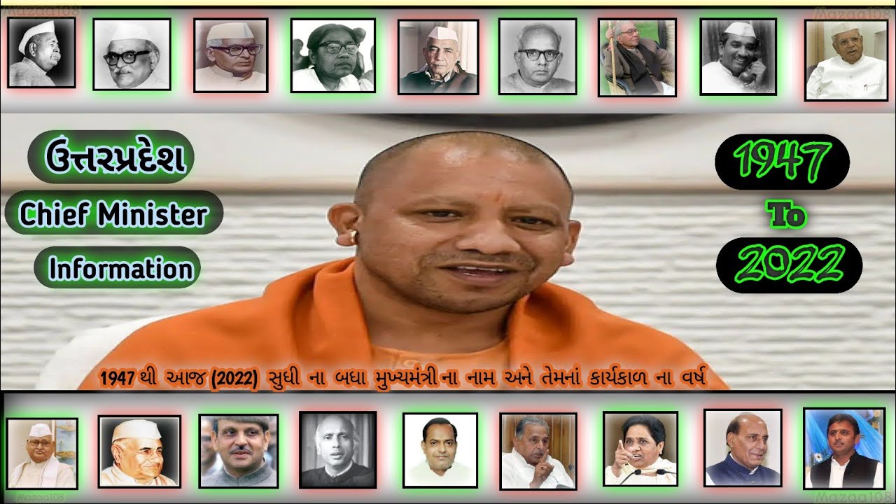 List Of Chief Minister Of Uttar Pradesh (1947 To 2021) | List Of CM Of ...