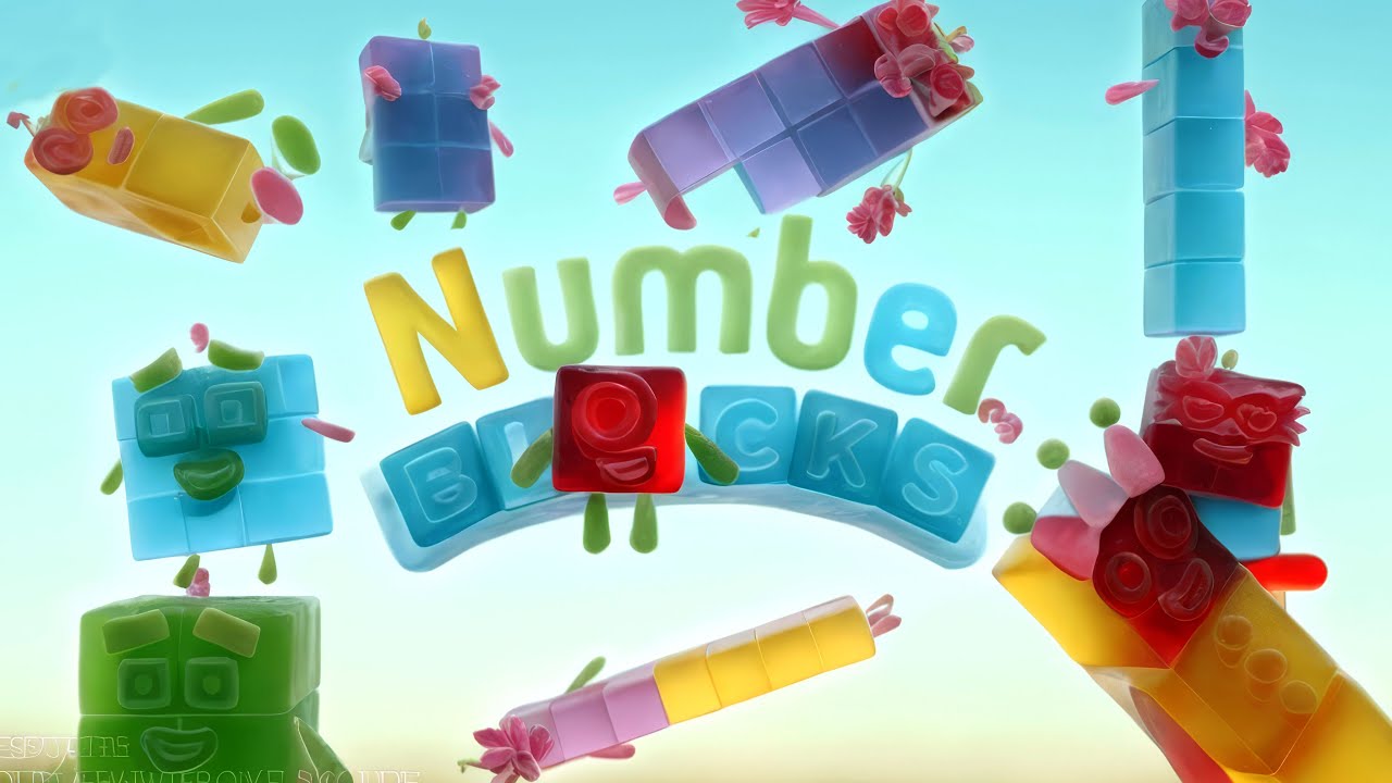 Yummy NumberBlocks Gummy Anti-Gravity Intros and more - YouTube