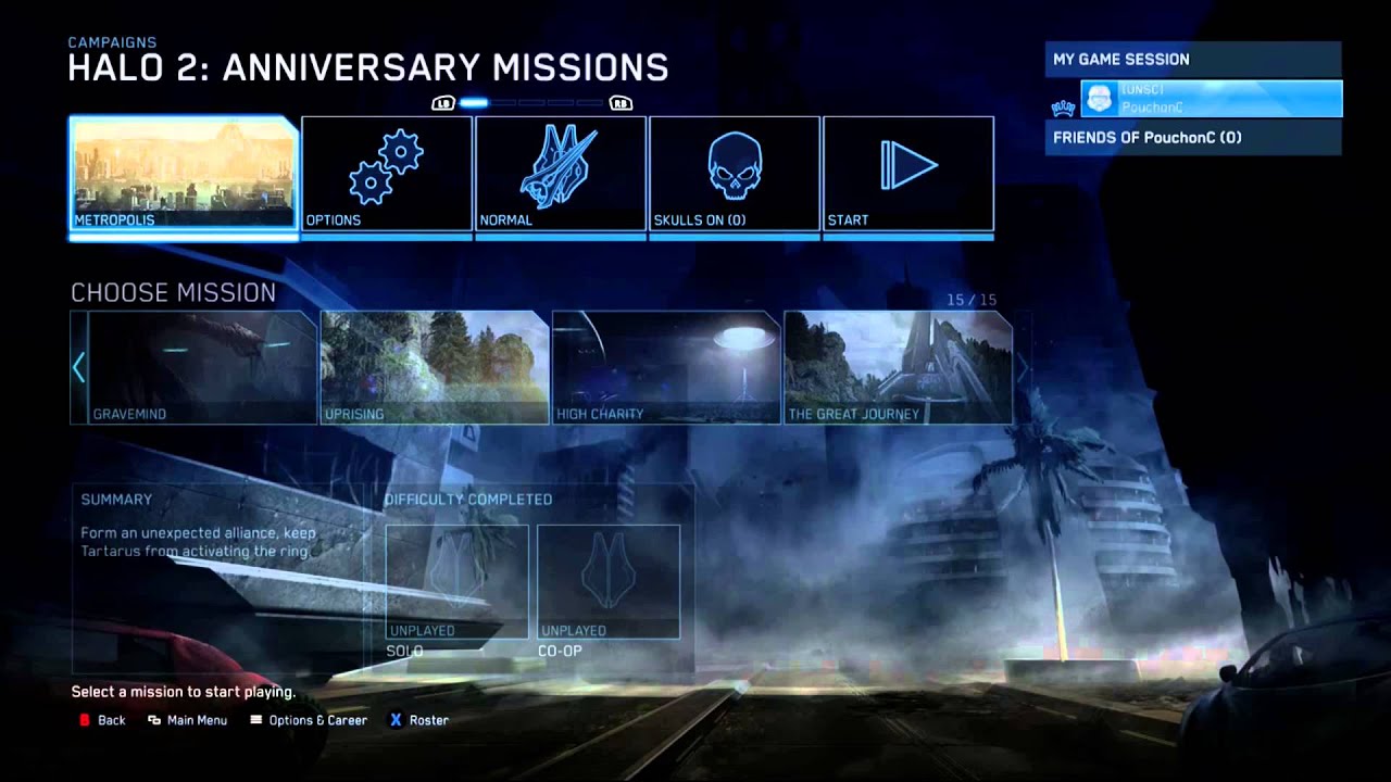 Menu Halo Master Chief Collection - YouTube