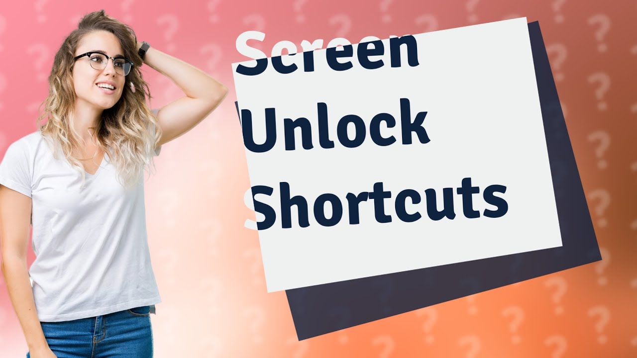 What is the shortcut for unfreeze screen? - YouTube