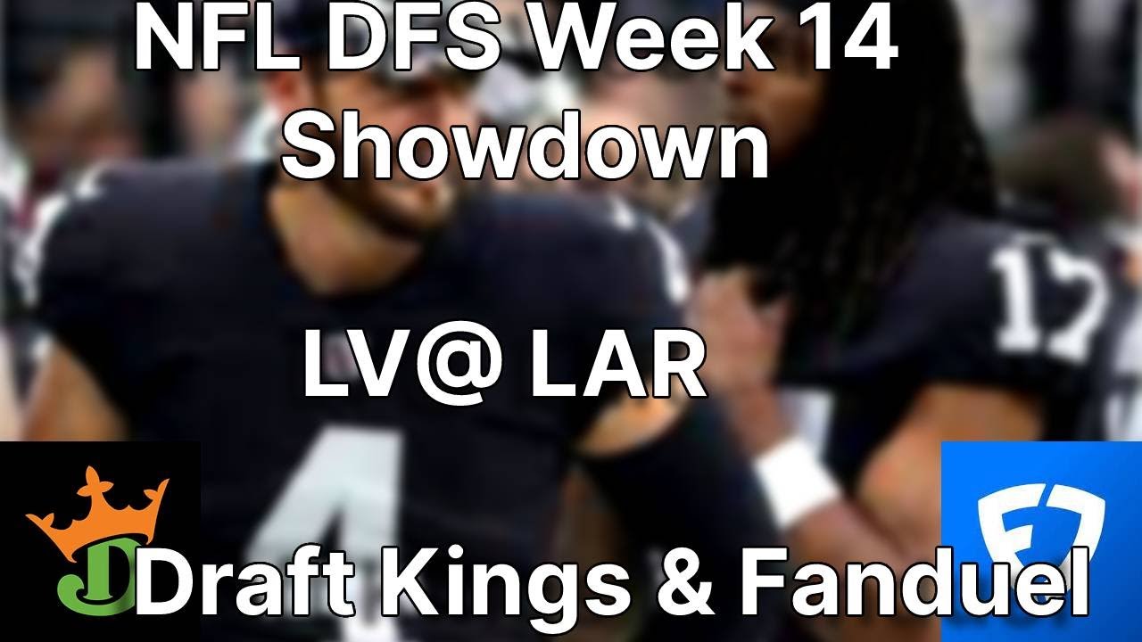 NFL DFS Thursday Night Showdown (LV@LAR) Draft Kings and Fanduel ...