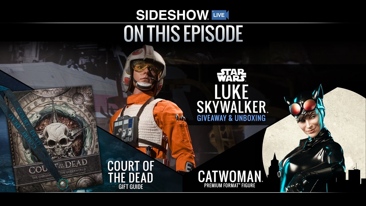 Sideshow Live Luke Red Five X-Wing Unboxing and Giveaway! - YouTube