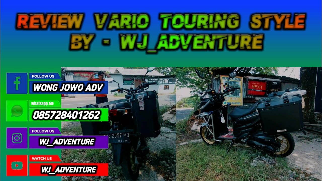 REVIEW VARIO TOURING STYLE || PAKE SIDE BOX PANNIER - YouTube