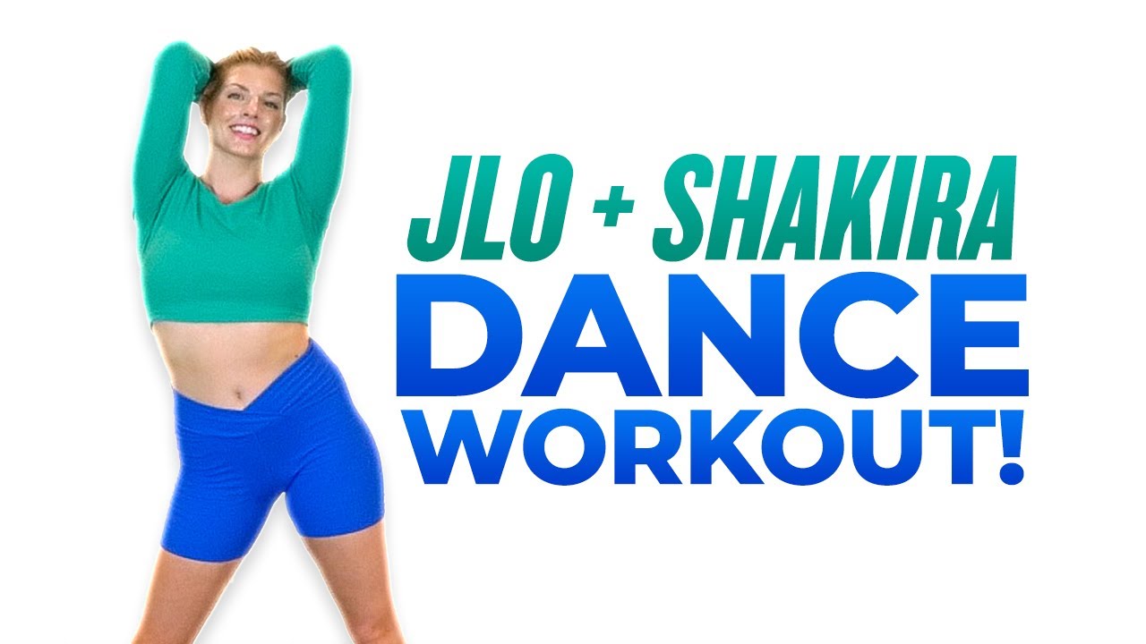 JLO + SHAKIRA DANCE WORKOUT - cardio + weight work - YouTube