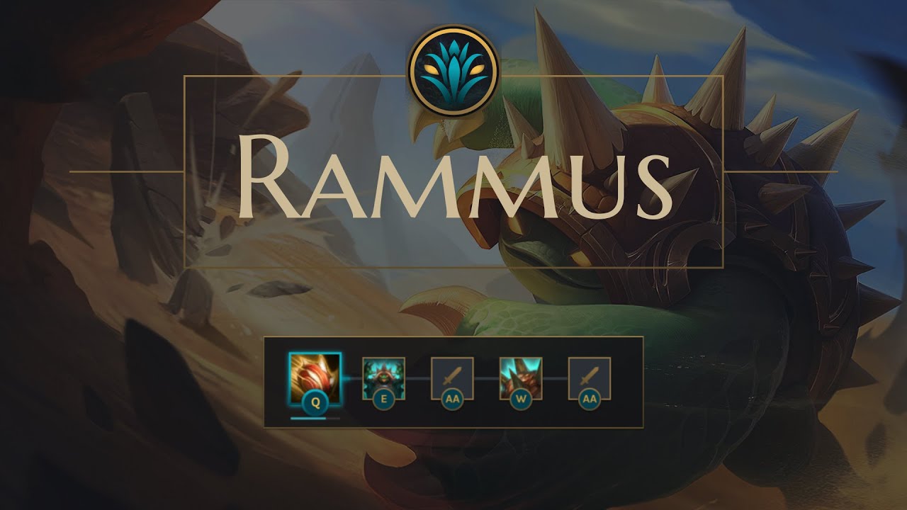 Rammus Max Damage Engage And Taunt Combo [Easy] (League of Legends ...
