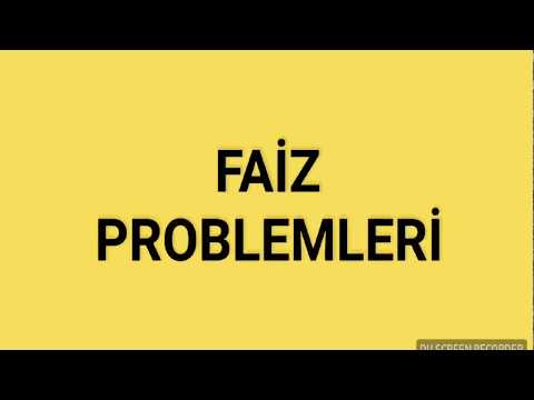 9 dk da FAİZ PROBLEMLERİ KONU ANLATIMI , ÇIKMIŞ SORULAR