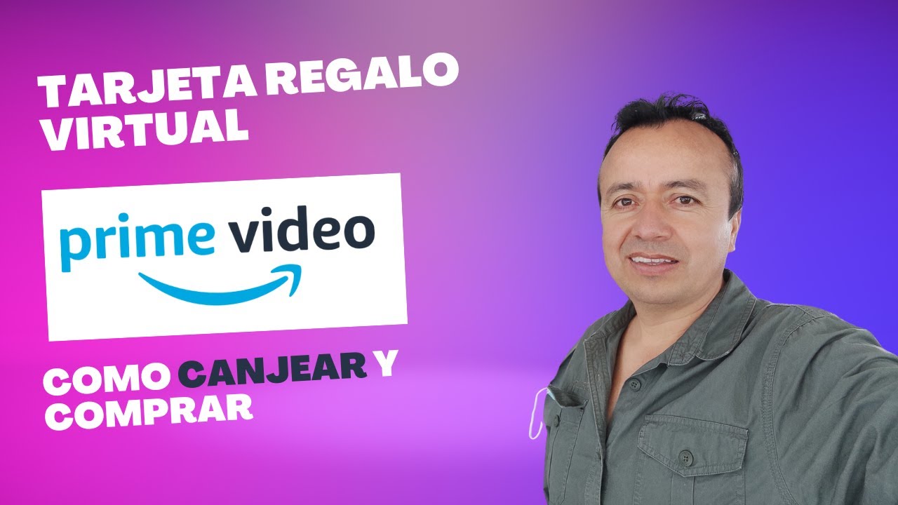 Cómo canjear tarjeta regalo Prime vídeo | Donde comprar | - YouTube