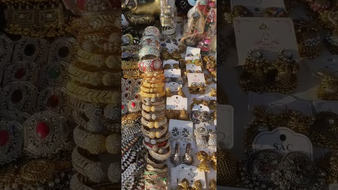 Pakistani jewelry stalls 💎💎 #shorts - YouTube