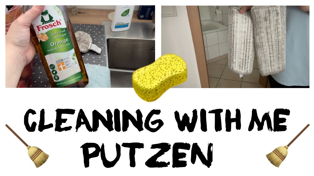 Cleaning with me 🧹 // Abend Putzen mit Alina 🌸 // alinaBerry - YouTube