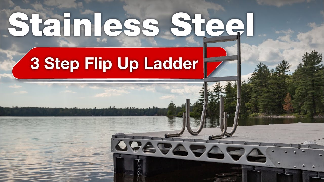 Stainless Steel - 3 Step Ladder - YouTube