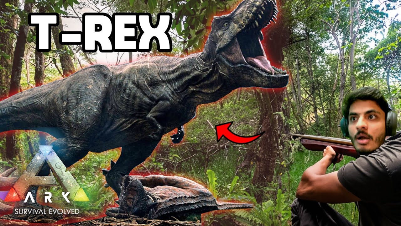 TAMING A T-REX Without Using Trap in Ark Survival Evolved | part 08 ...