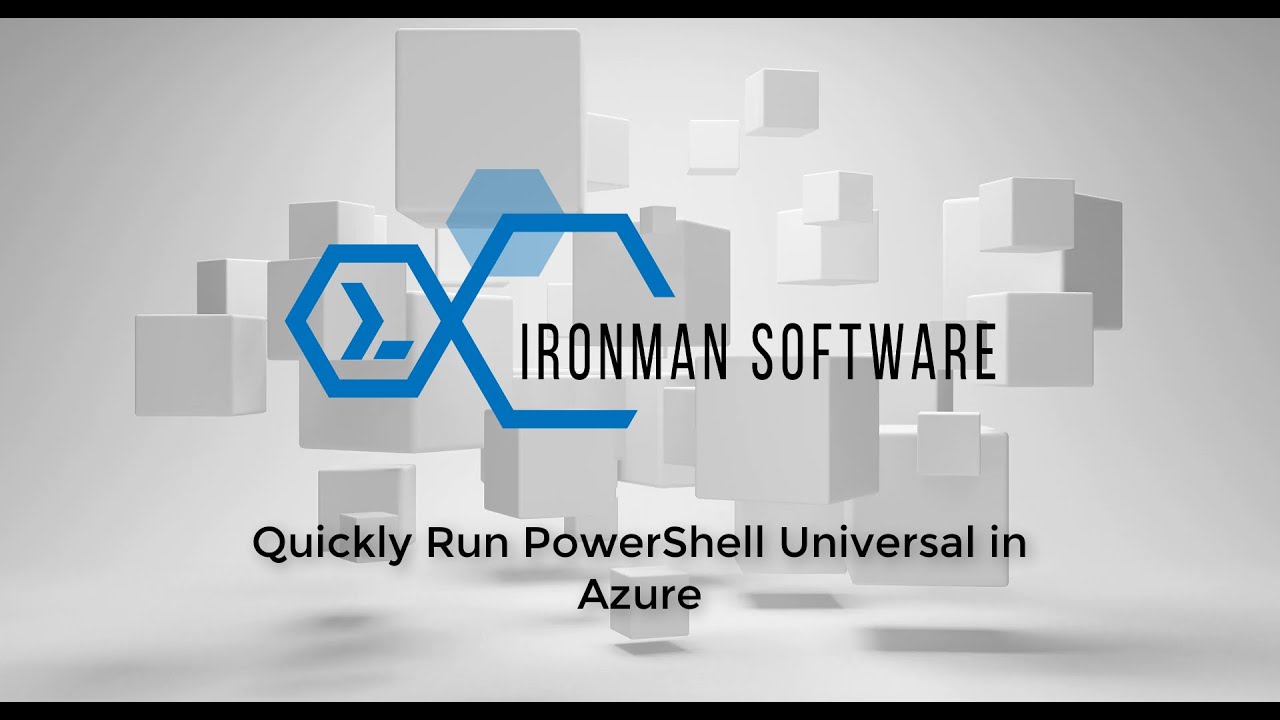 Quickly Run Powershell Universal In Azure Youtube