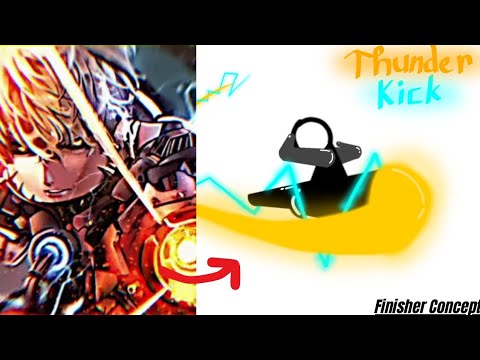 Genos Thunder Kick Finisher (Concept) #thestrongestbattlegrounds - YouTube
