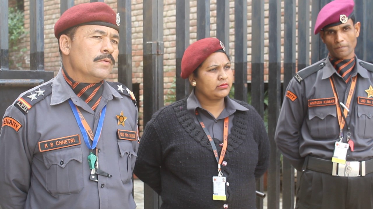 Lpu Gaddi :Reaction of security guards - YouTube