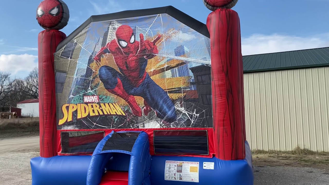 Spider-Man Bounce House - YouTube