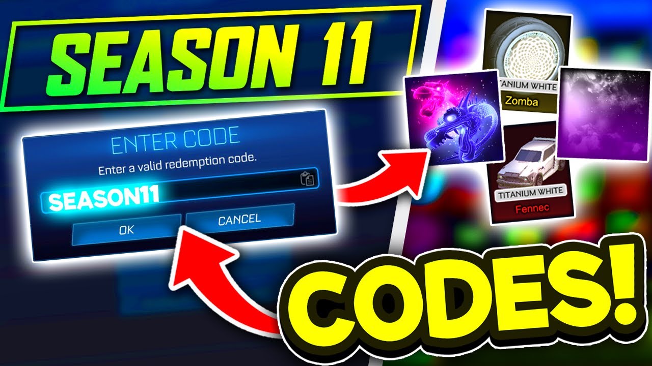 *NEW* SEASON 11 Redeem Codes! In Rocket League - YouTube