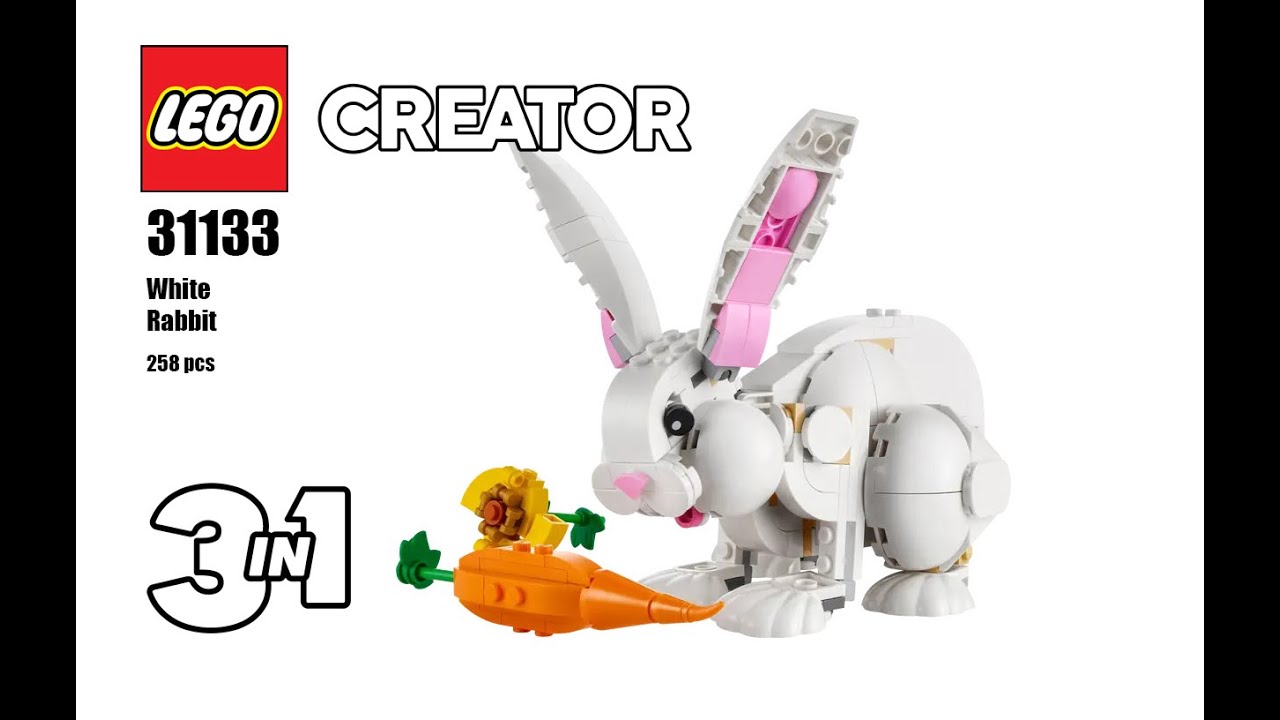 LEGO® Creator | White Rabbit (31133) | Build | @MarkBuildsBRIX - YouTube