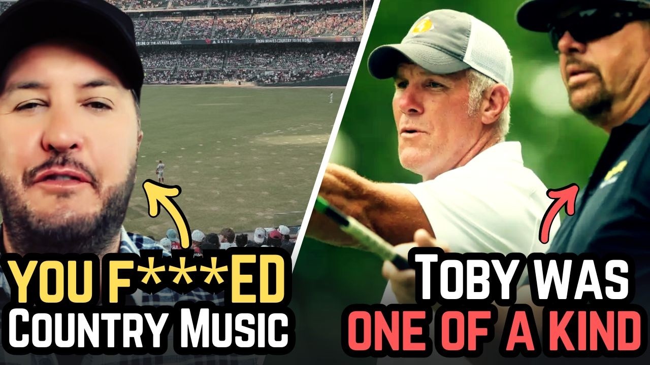Baseball Fans TROLL Luke Bryan! Brett Favre is MISSING Toby Keith ...