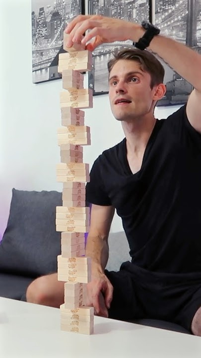 Construire Une Tour Avec 54 Blocs Jenga ? - YouTube