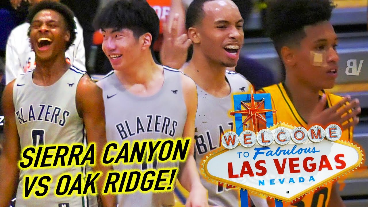 Sierra Canyon 1ST NIGHT IN VEGAS! Bronny FLOATERS, Amari WINDMILL ...