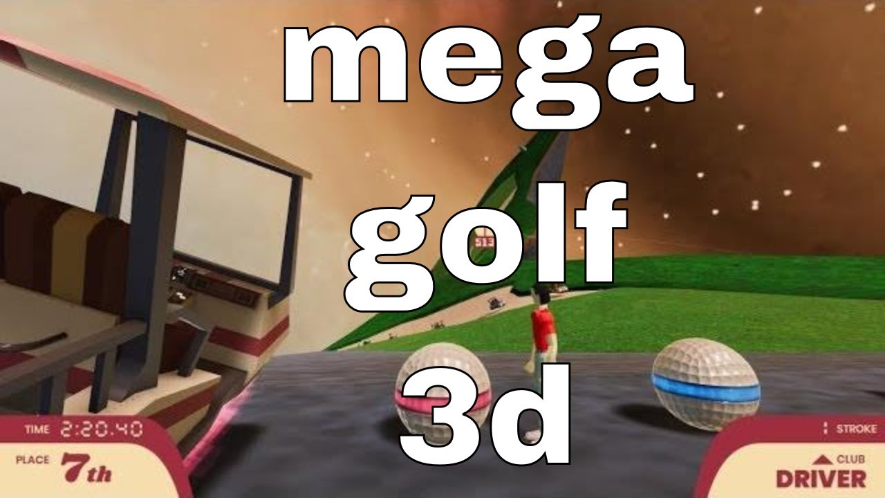 mega golf 3d - portable free PC game to download - YouTube