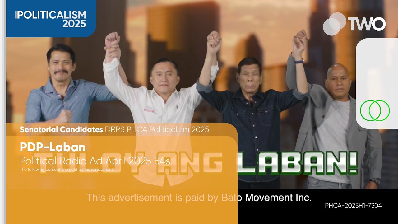 PDP-Laban Political Radio Ad April 2025 54s - YouTube