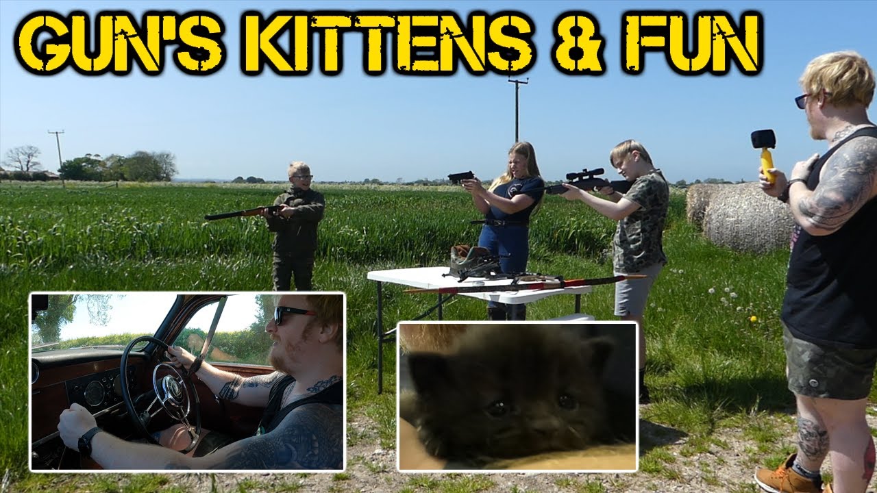 Air Gun Shooting Day A Car From The 60's & Some Animals - YouTube