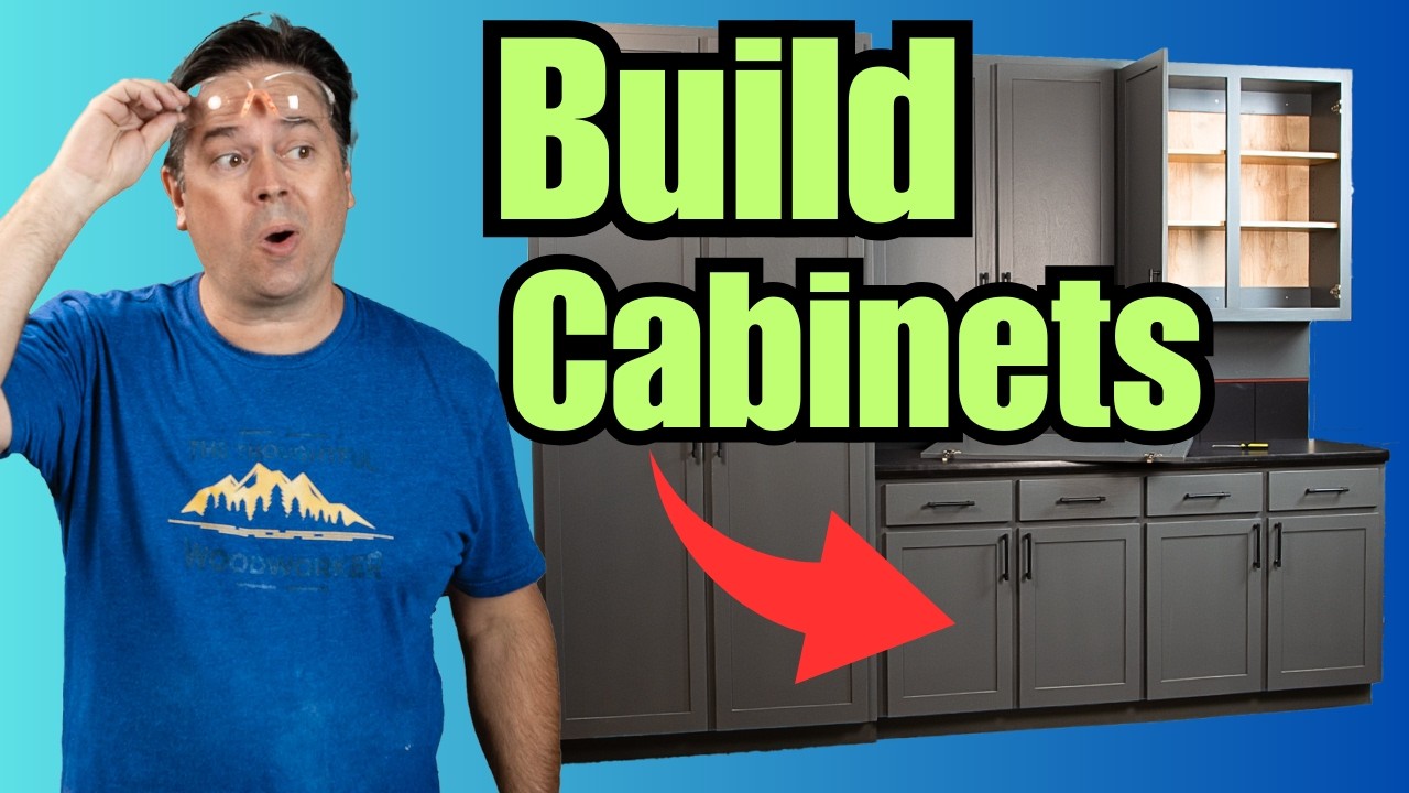 Build Custom Cabinets from Scratch Simple Woodworking Tutorial to build ...