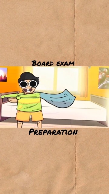 board exam preparation 💥🤣 #animation - YouTube