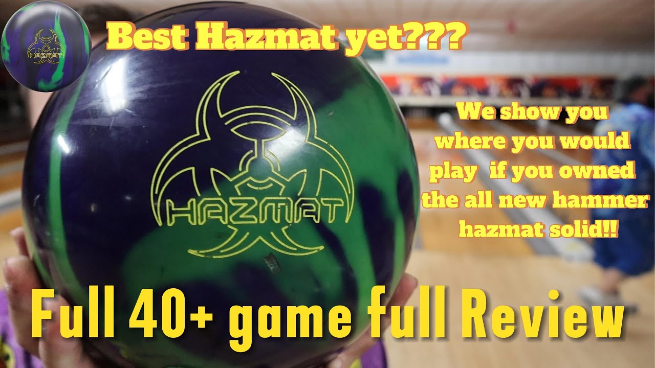 Hammer Hazmat Solid Bowling Ball Review!! Our opinion after 40 + games // 4k - YouTube