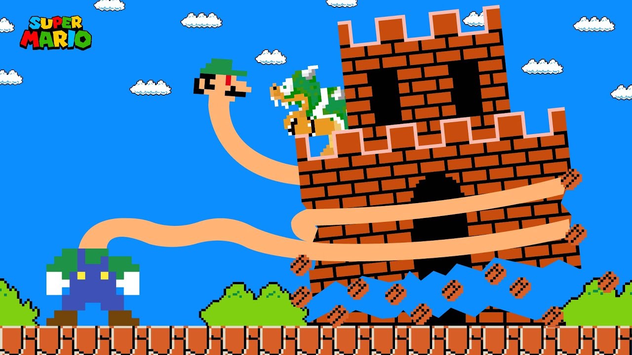 What if Luigi had an infinitely Long Neck? | Game Animation - YouTube